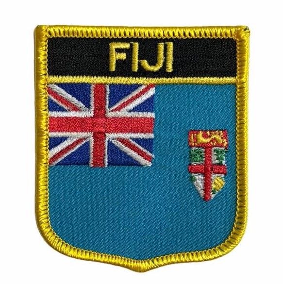 Fiji | World Shield Flag Patch | Flag Patch Shop