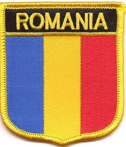Romania | World Shield Flag Patch | Flag Patch Shop