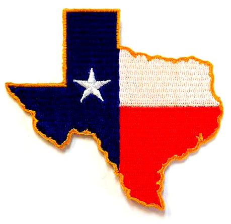 State Outline Patches | Texas and Arizona | Flag Patch Shop