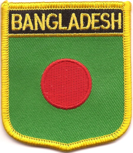 Bangladesh | World Shield Flag Patch | Flag Patch Shop