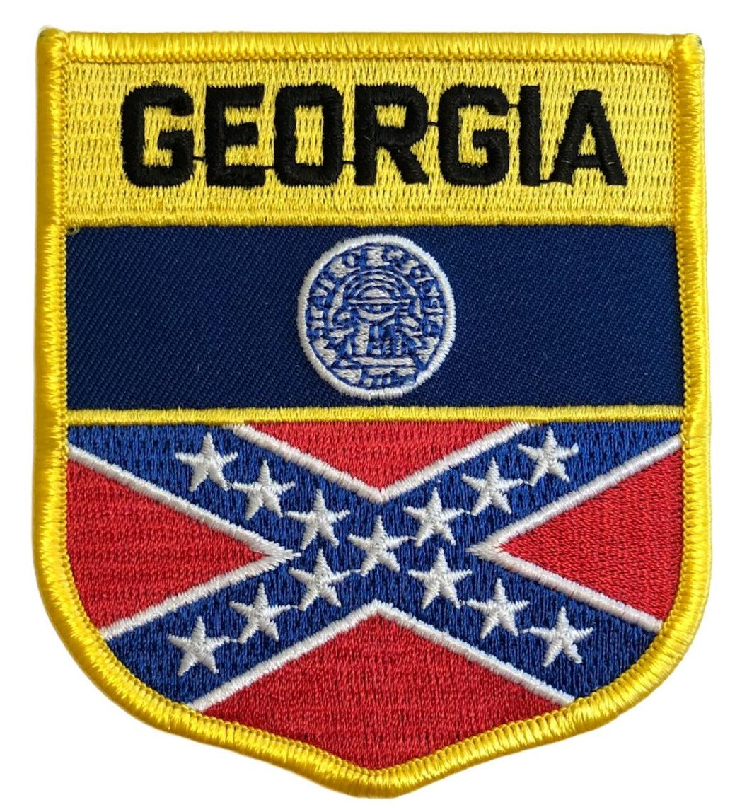 1956 Historical Georgia State Shield Patch | Flag Patch Shop