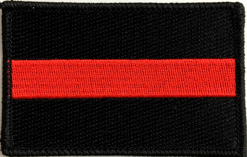 Thin Red Line Flag Patch | Flag Patch Shop