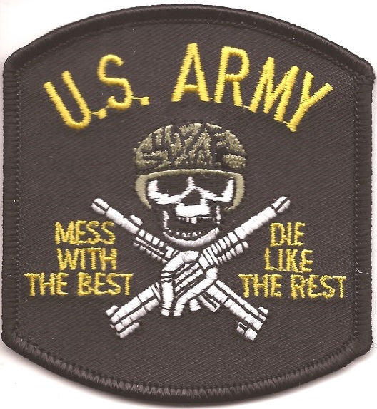 US Army Mess with the Best Flag Patch | Flag Patch Shop